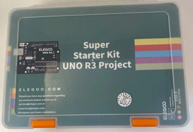 ELEGOO UNO PROJECT Super Starter Kit with Tutorial, 5V Relay, UNO R3 ...