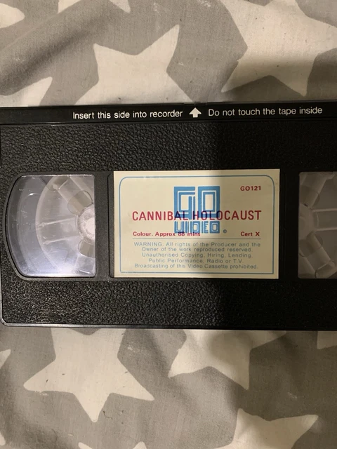 CANNIBAL HOLOCAUST GO Video Vhs Pre Cert Tape Only £85.00 - PicClick UK
