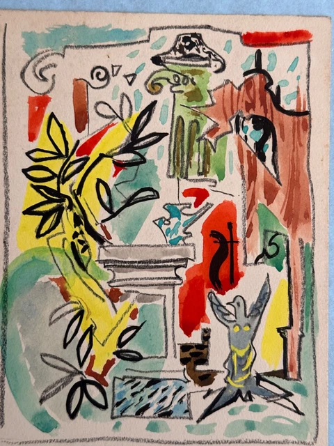 PAINTING JEAN TERLES Still Life Study Surreal 1930 $198.23 - PicClick AU