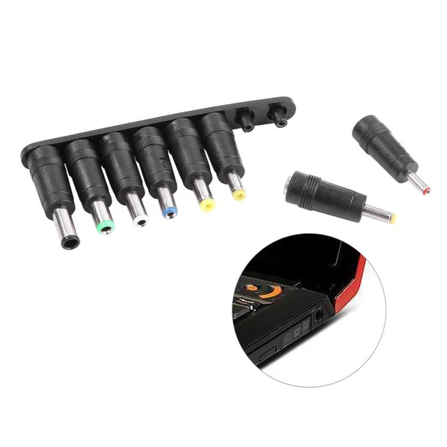 L# UNIVERSAL 8 in 1 PC AC DC Power Charger Adapter Socket Plug ...