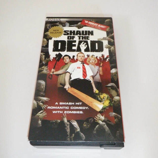 SHAUN OF THE Dead VHS Horror Simon Pegg Kate Ashfield Nick Frost ROGUE ...
