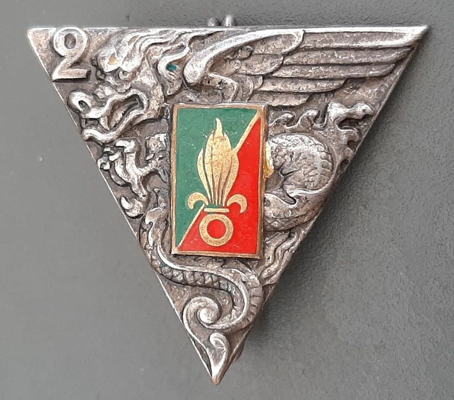 2ND REP DRAGO Badge Kolwezi Period 1978 Paratrooper Legion ORIGINAL ...