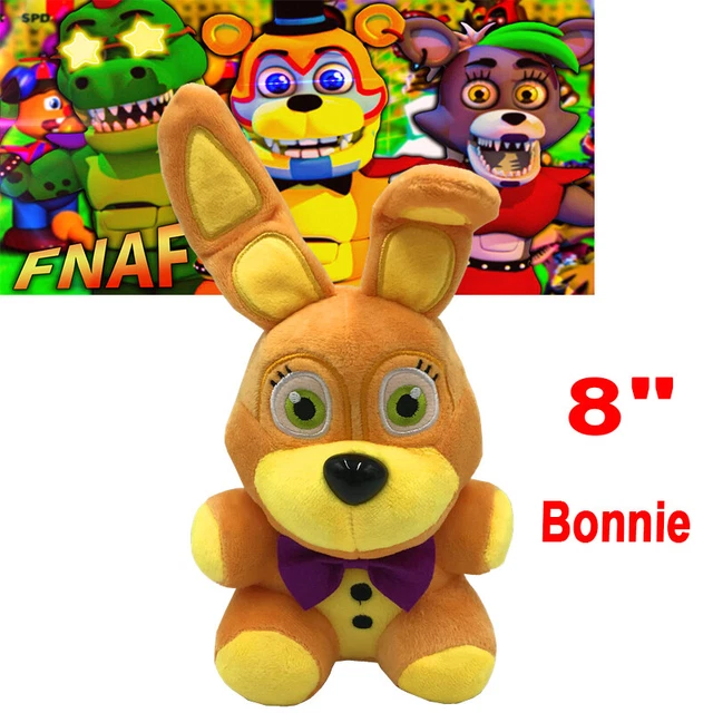 UK SPRING BONNIE Plush Toys FNAF Plushies Stuffed Animal Yellow Bonnie ...