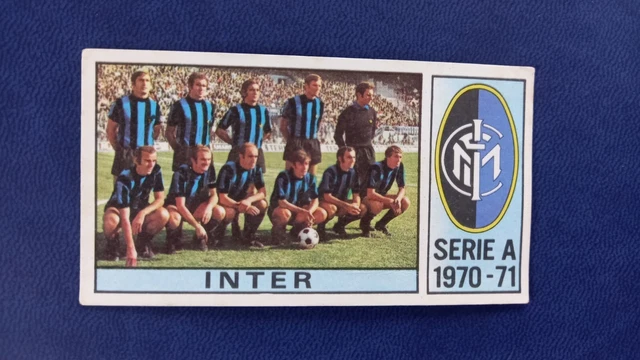 FIGURINA SQUADRA INTER Album Calciatori Panini 1970/1971 Nuova Rara '70 ...