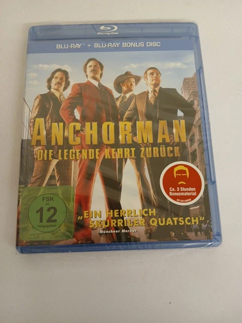 ANCHORMAN - DIE Legende kehrt zurück [Blu-ray] OVP Applegate, Christina ...