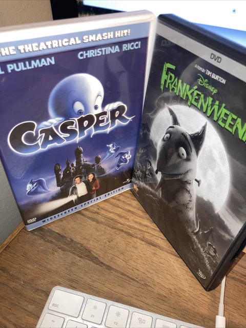 CASPER & FRANKENWEENIE (DVD) 2 Spooky Family Friendly Hits ...