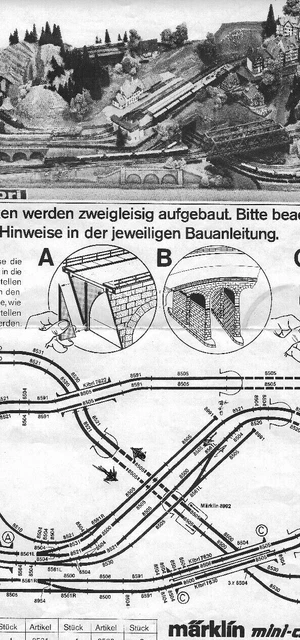 GLEISPLAN FÜR Mini-club-Anlage KIBRI 7994 Fränkische Schweiz 150x80cm ...