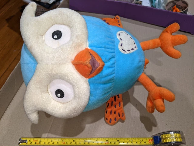 GIGGLE AND HOOT BIG BLUE OWL Plush BIG SOFT TOY - $29.99 - PicClick AU