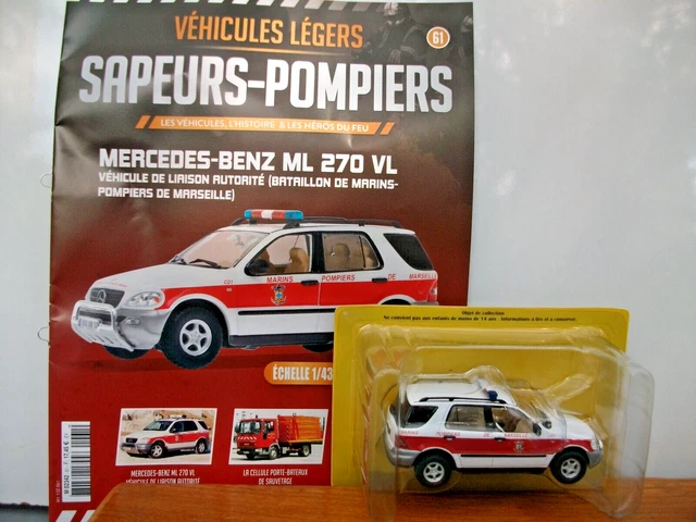 COLLECTION VÉHICULES LÉGERS Pompiers N°61: Mercedes-Benz ML270 VL (BMPM ...