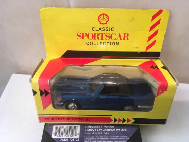 VINTAGE RETRO SHELL Classic Sports Car Collection Mercedes Benz 500 SL ...