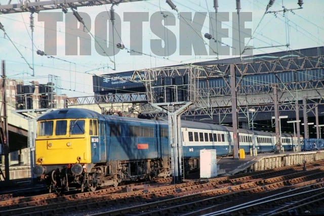 35MM SLIDE BR British Rail Electric Loco Class 86 86249 Euston 1982 ...