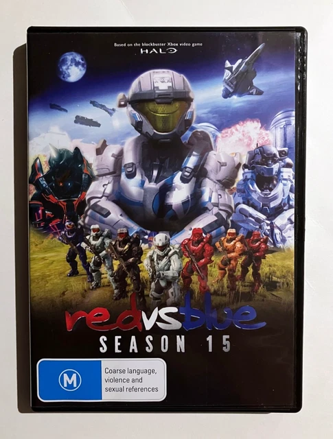 RED VS BLUE RVB: Season 15 Rooster Teeth - ULTRA RARE Australian DVD ...
