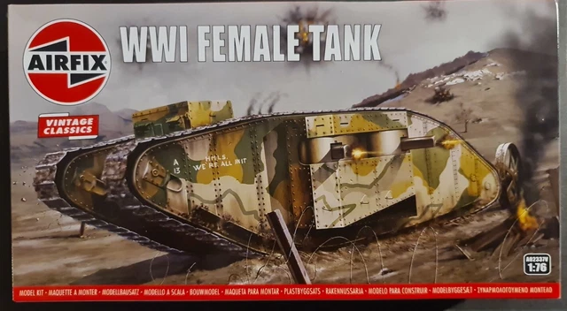 AIRFIX WW1 FEMALE Tank A02337V 1:76 Scale £11.69 - PicClick UK