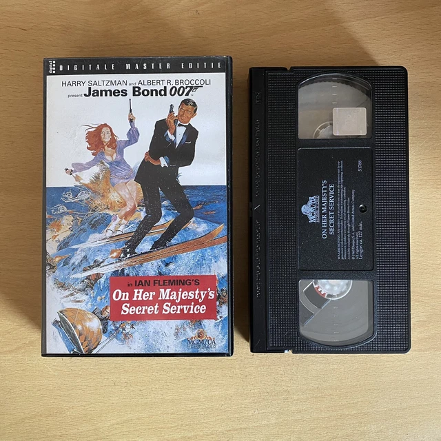 ON HER MAJESTYS Secret Service, James Bond VHS Video, DUTCH VERSION £22.99 - PicClick UK