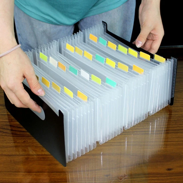 ACCORDION STYLE FOLDER Vertical Document Folders Expanded Multi-layer ...