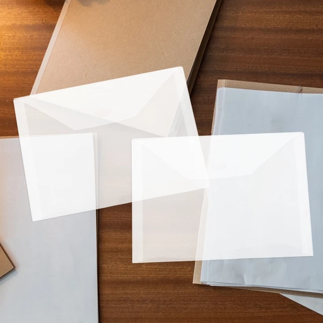 5PCS STENCILS STORAGE Bags Templates Pouches Postcard Bags Stencils ...