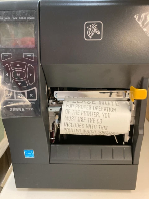 ZEBRA ZT UPS ZT230 123100-200 Direct Thermal Label Printer Parallel ...