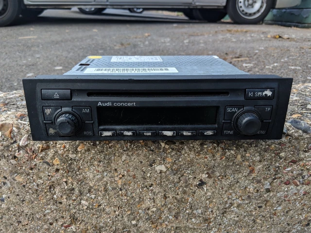 AUDI A3 S3 8L MK1 CD Radio Audi Concert 8l0035186G 8L0 035 186 G with code £39.00 - PicClick UK