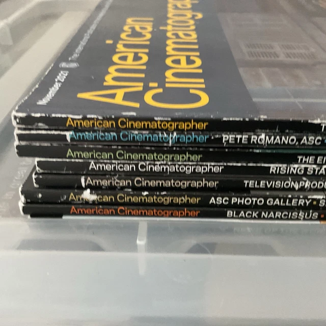AMERICAN CINEMATOGRAPHER MAGAZINE Vol 102 - 8 issues. £2.75 - PicClick UK