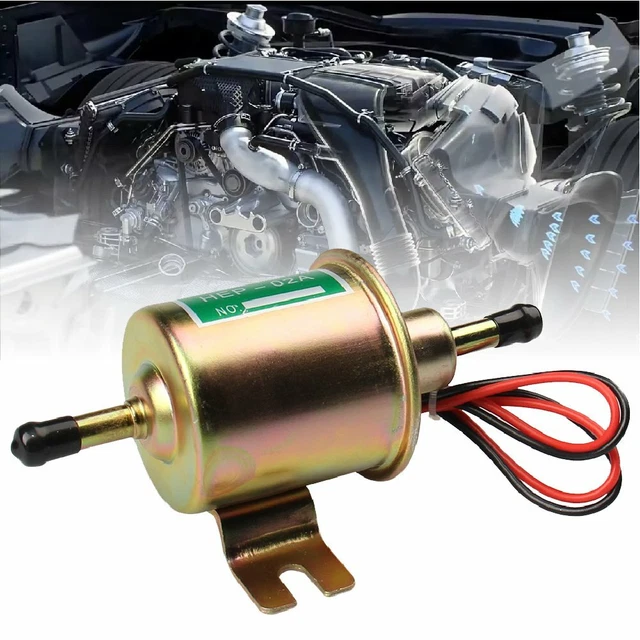 UNIVERSAL ELECTRIC FUEL Pump HEP-02A 4-7PSI 12V Inline Low Pressure Gas ...