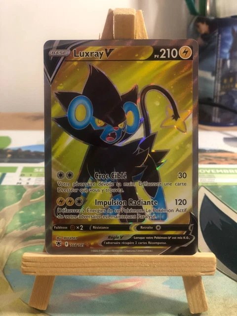 CARTE POKÉMON- LUXRAY V Full-Art 168/189 - Astres Radieux - FR - Neuf ...