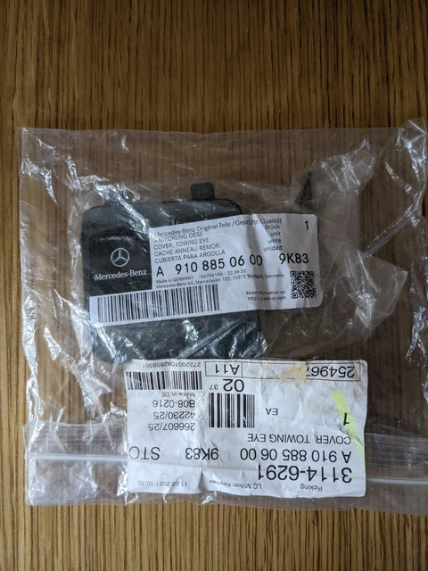 GENUINE MERCEDES BENZ Sprinter Front Bumper Towing Eye Cover Flap ...