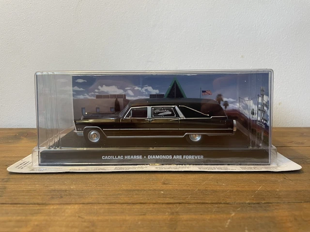 CADILLAC HEARSE #88 James Bond Car Collection DIAMONDS ARE FOREVER ...