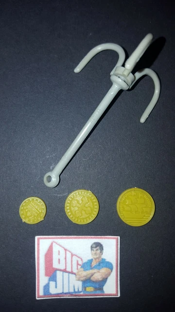 BIG JIM MATTEL Capitaine Hook Vintage pirate no spy pack espace action ...