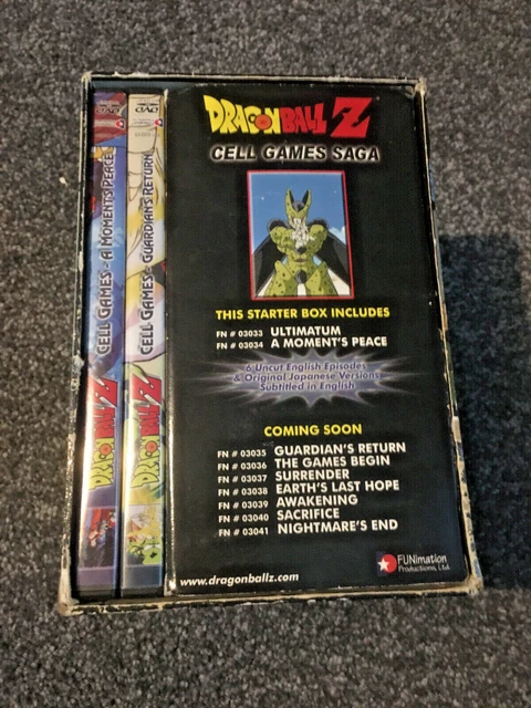 DRAGONBALL DRAGON BALL Z CELL SAGA Starter Complete DVD Box Set ENGLISH ...