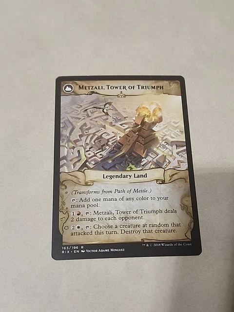 MTG PATH OF Mettle Metzali Tower of Triumph – RIX 165/196 Rare Rivals ...