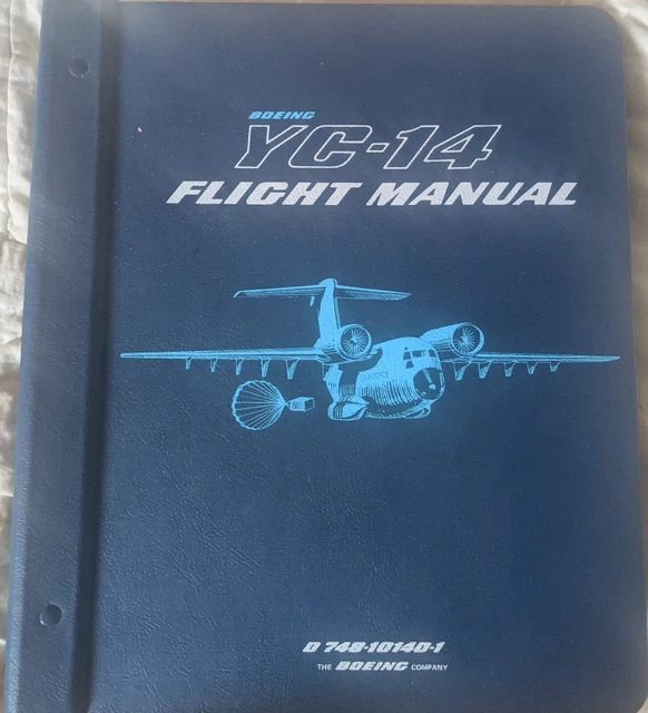 ULTRA RARE BOEING Yc-14 Stol Military Transport Cargo Plane Flight ...