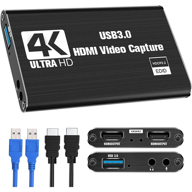 VIDEO CAPTURE CARD, Capture Card for , 4K 1080P 60FPS for Streaming ...