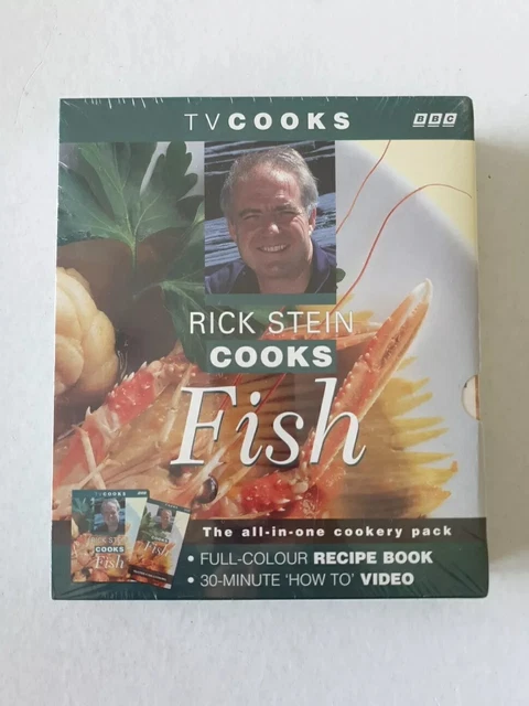 RICK STEIN COOKS Fish - VHS & Book - New Sealed BBC Cookery Pack £18.99 ...