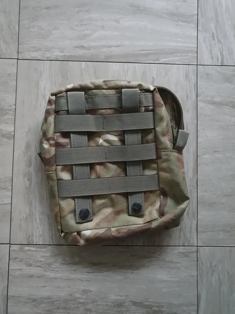 BRITISH ARMY ISSUE Virtus Mtp Multicam Utility Pouch Zip Airsoft Uksf ...