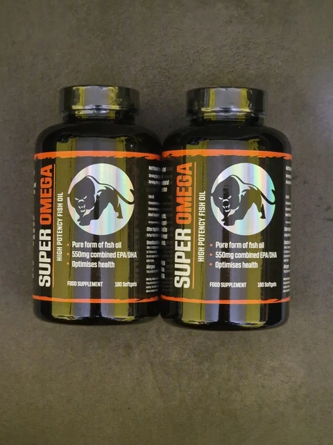 SUPER OMEGA FISH Oil Providing 330mg EPA & 220mg DHA 20mg Mixed ...