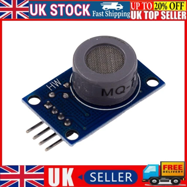MQ SENSOR MODULE Detection Smoke Methane Liquefied Gas Sensor for Arduino(MQ 7) £5.69 - PicClick UK