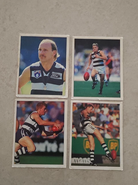 GEELONG CATS AFL SELECT FOOTBALL STICKERS x 4 ( 1994 ) - GARY ABLETT $9 ...