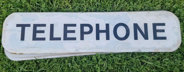 K8 RED TELEPHONE Box Telephone Transom Sign £65.00 - PicClick UK