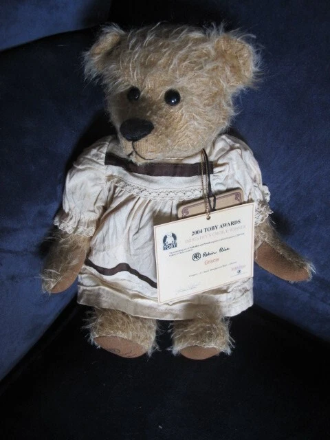 ROBIN RIVE LIMITED Edition Collectors Mohair Bear Gracie 72/300 Award ...