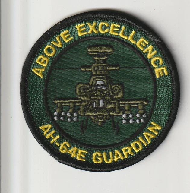 US ARMY ABOVE excellence AH-64E Guardian patch - 2 $3.99 - PicClick