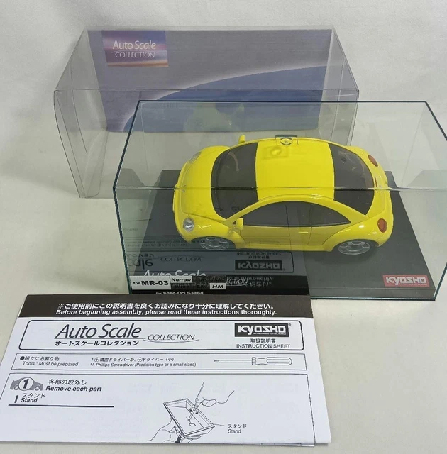 KYOSHO MINI-Z AUTO Volkswagen New Beetle Yellow 1:27.52 Scale MR-03 £89 ...