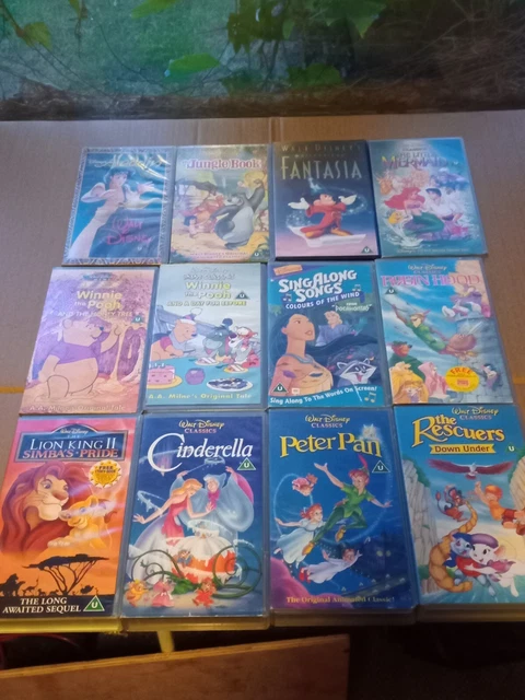 VHS BUNDLE JOB lot x12 Tapes 2 - Disney Movies £15.00 - PicClick UK