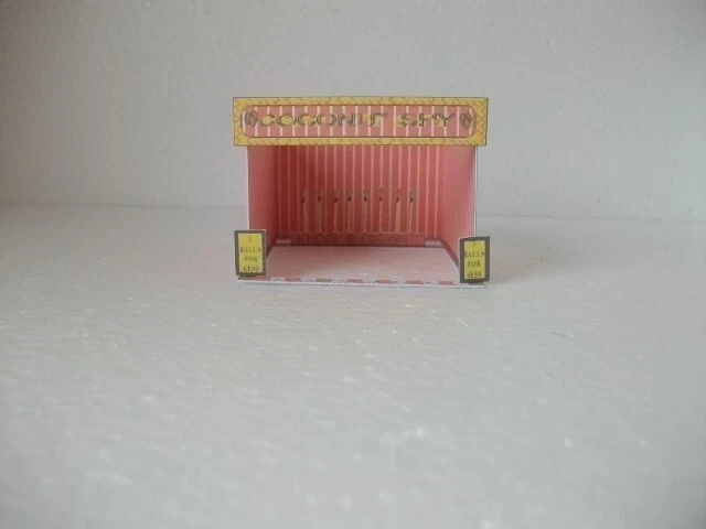 FUN FAIR CARD Model 00 Scale D1 ,Fairground Model,Card Kit,Christmas £ ...