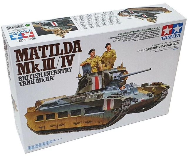 TAMIYA 1/35 SCALE Matilda Mk.III/IV British Infantry Tank Military ...