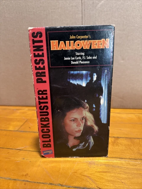 JOHN CARPENTERS HALLOWEEN Blockbuster Presents Edition VHS Jamie Lee ...