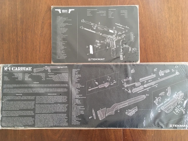 WW2 GUN M1 Carbine Rifle & 1911 Pistol Computer Gamers Xl Large Mouse ...