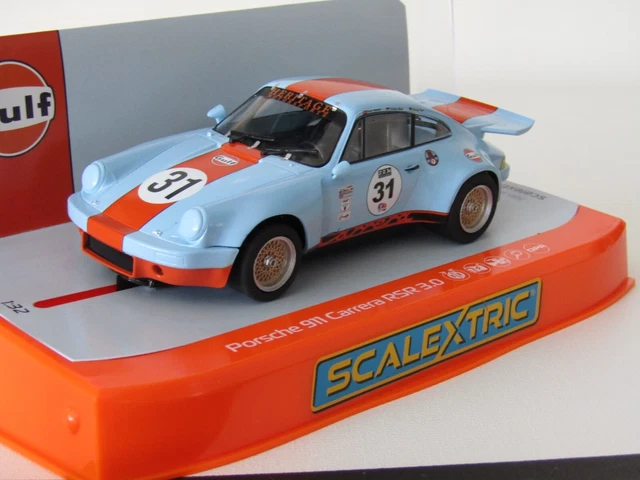 SCALEXTRIC PORSCHE 911 Carrera Rsr 3.0 Gulf Edition Dpr C4304 Neu EUR ...