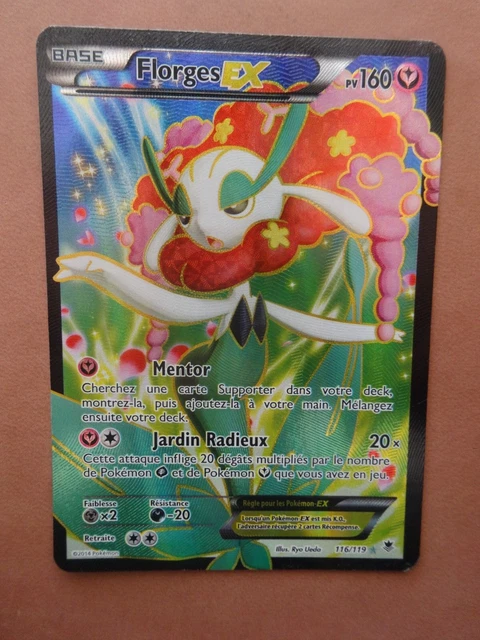 CARTE POKÉMON Florges EX pv160 116/119 ultra rare EUR 5,00 - PicClick FR