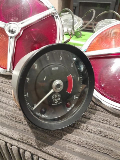 FORD LOTUS CORTINA Mk1 Rev Counter. NEGATIVE EARTH EUR 151,08 - PicClick FR