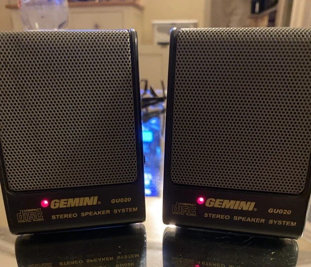 VINTAGE GEMINI GU020 Speakers Jack To PC/laptop Or Any Player Device £9 ...